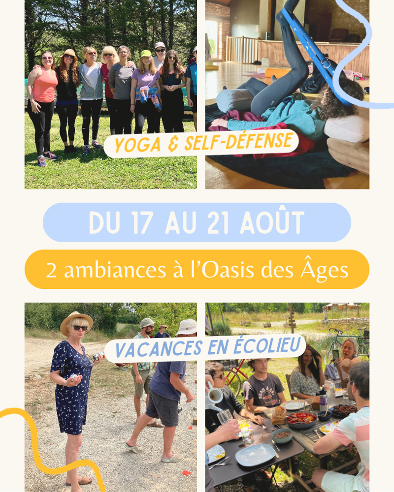 Semaine en pension complète du 17 au 21 août - vacances ou stage yoga ...